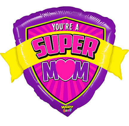 Mighty Super Mom Balloon - best balloons shop Amman Jordan – Flowers Jo